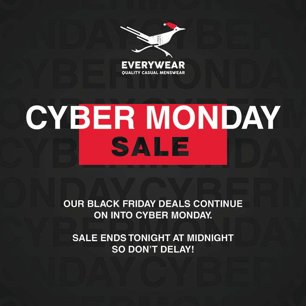 Cyber Monday Cheat Sheet– Everywear